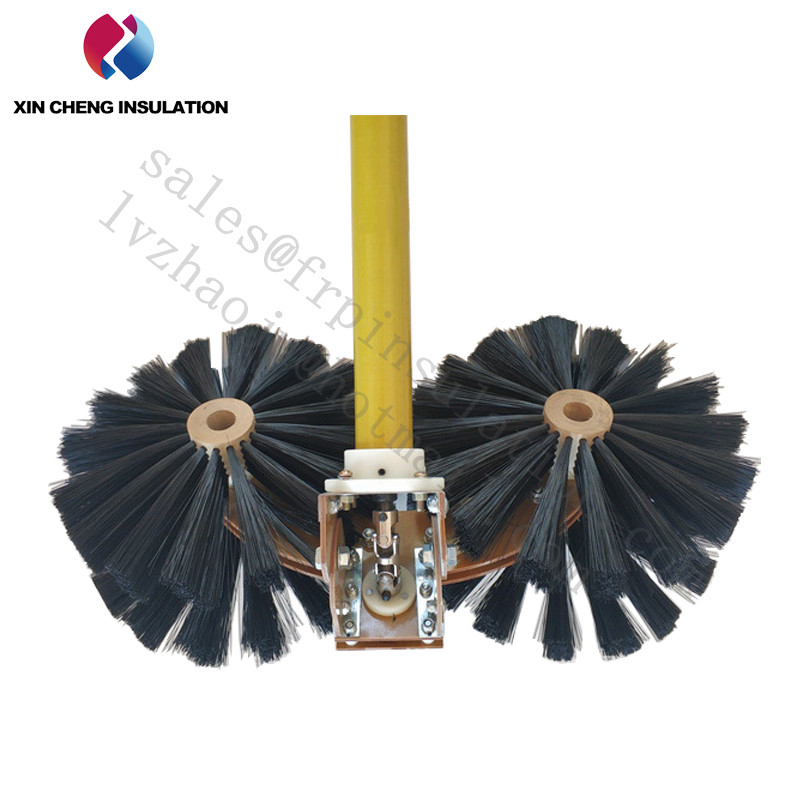 Electric cleaning brush for live working insulator/Switch bushing/Zinc oxide arrester /Wall ...