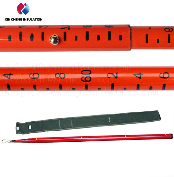 Telescopic fiberglass measurement rod/stick | frp insulation material ...