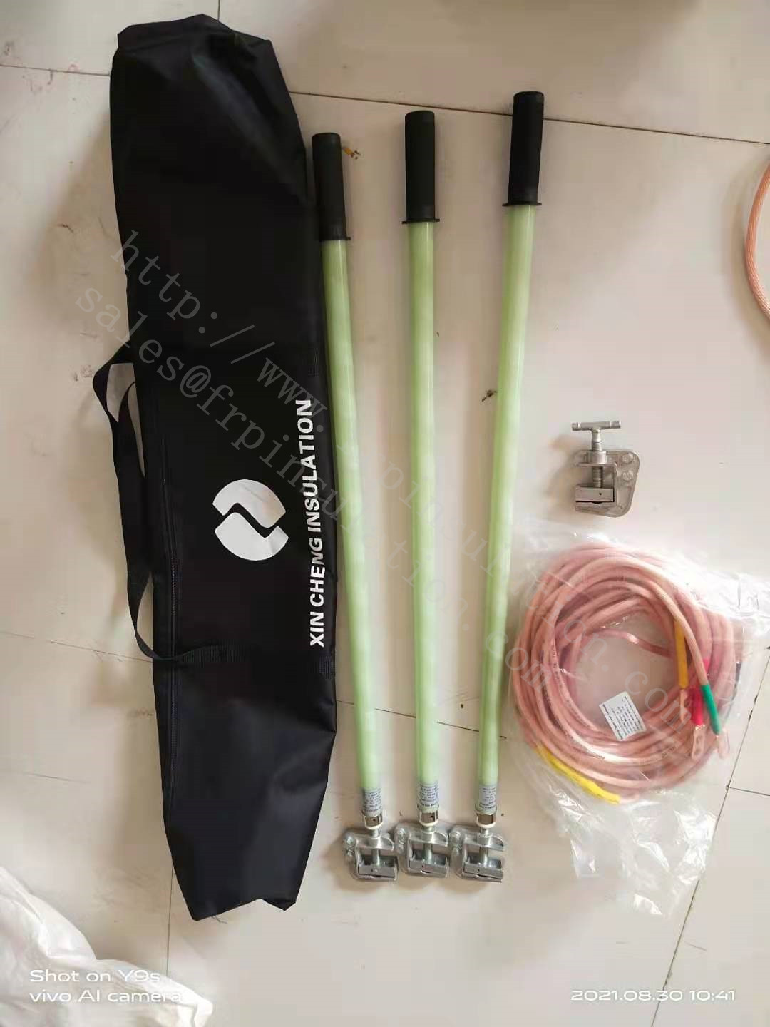 Portable High Voltage Grounding Wire with Detachable Clamp / Needle ...