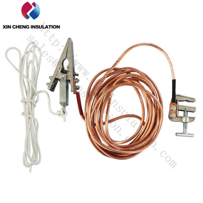 Duck billed (crocodile billed) impact grounding wire (throwing type for ...